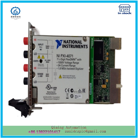 National Instruments NI PXI-4071 digital multimeter - Qiming Automation